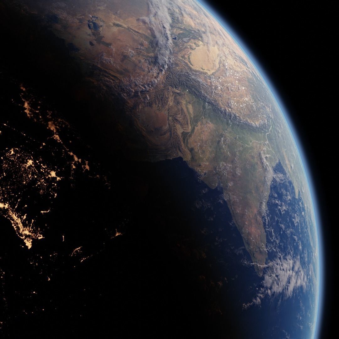 Earth high poly 16k model 3D model | CGTrader