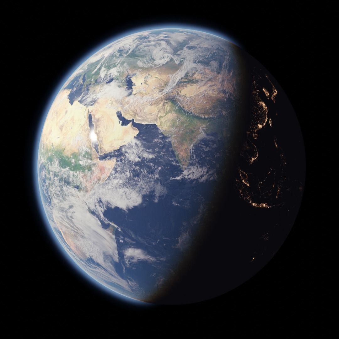Earth high poly 16k model 3D model | CGTrader