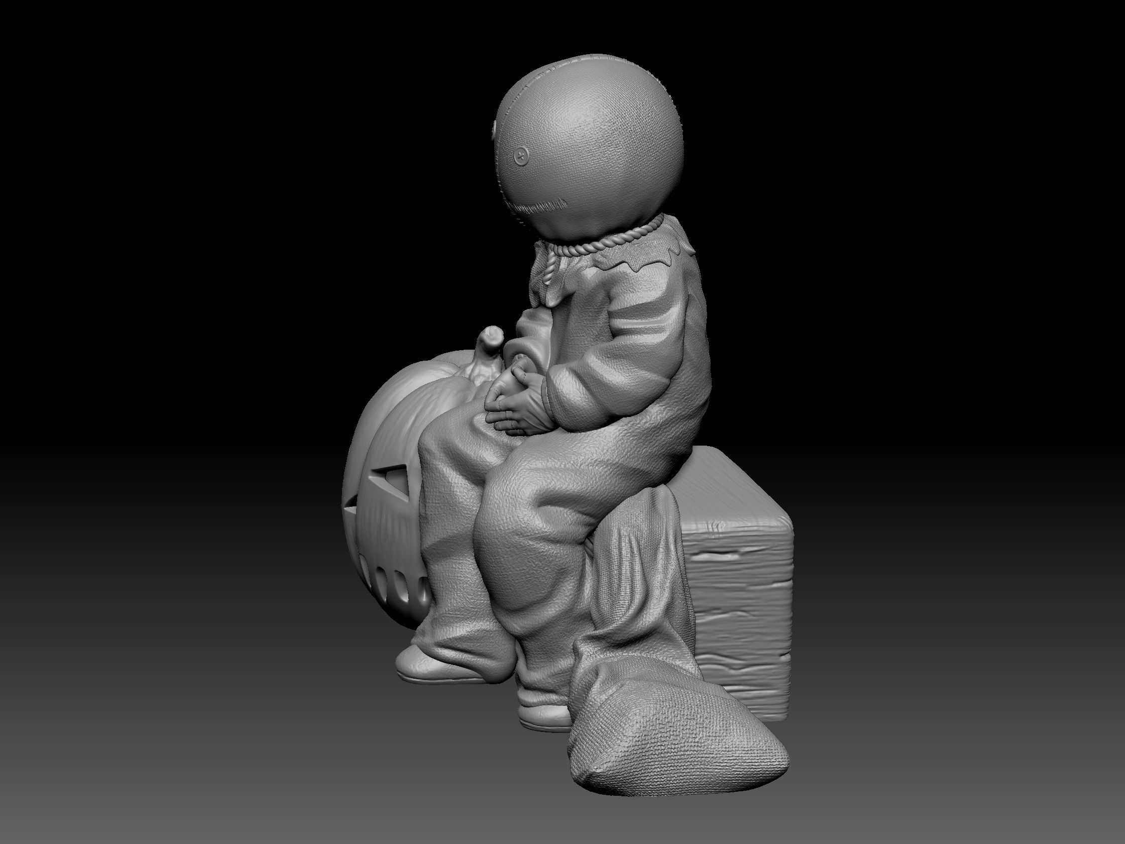 Trick or Treat - Halloween 3D model 3D printable | CGTrader