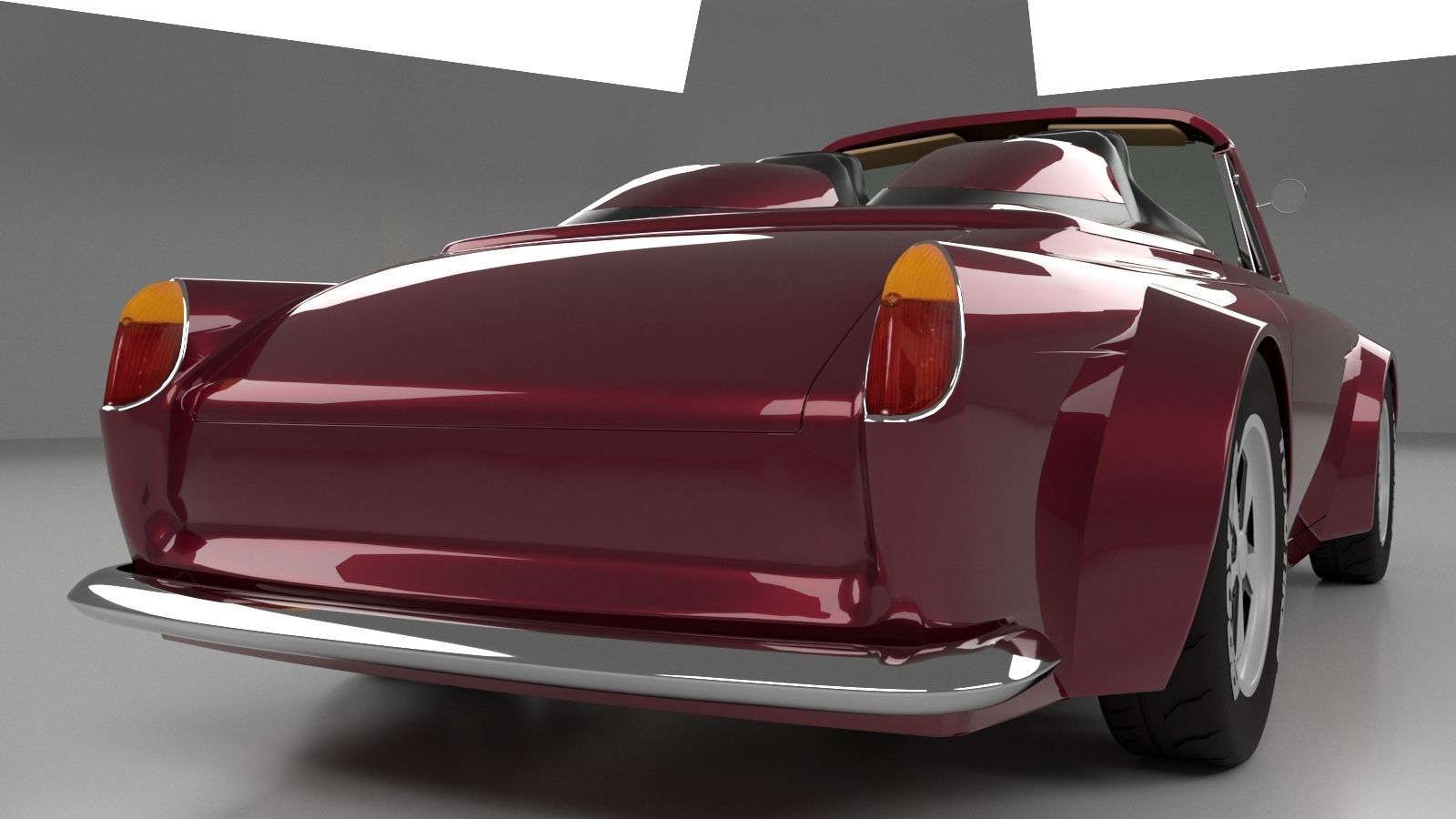 Volkswagen Type 3 cabriolet 3D model | CGTrader