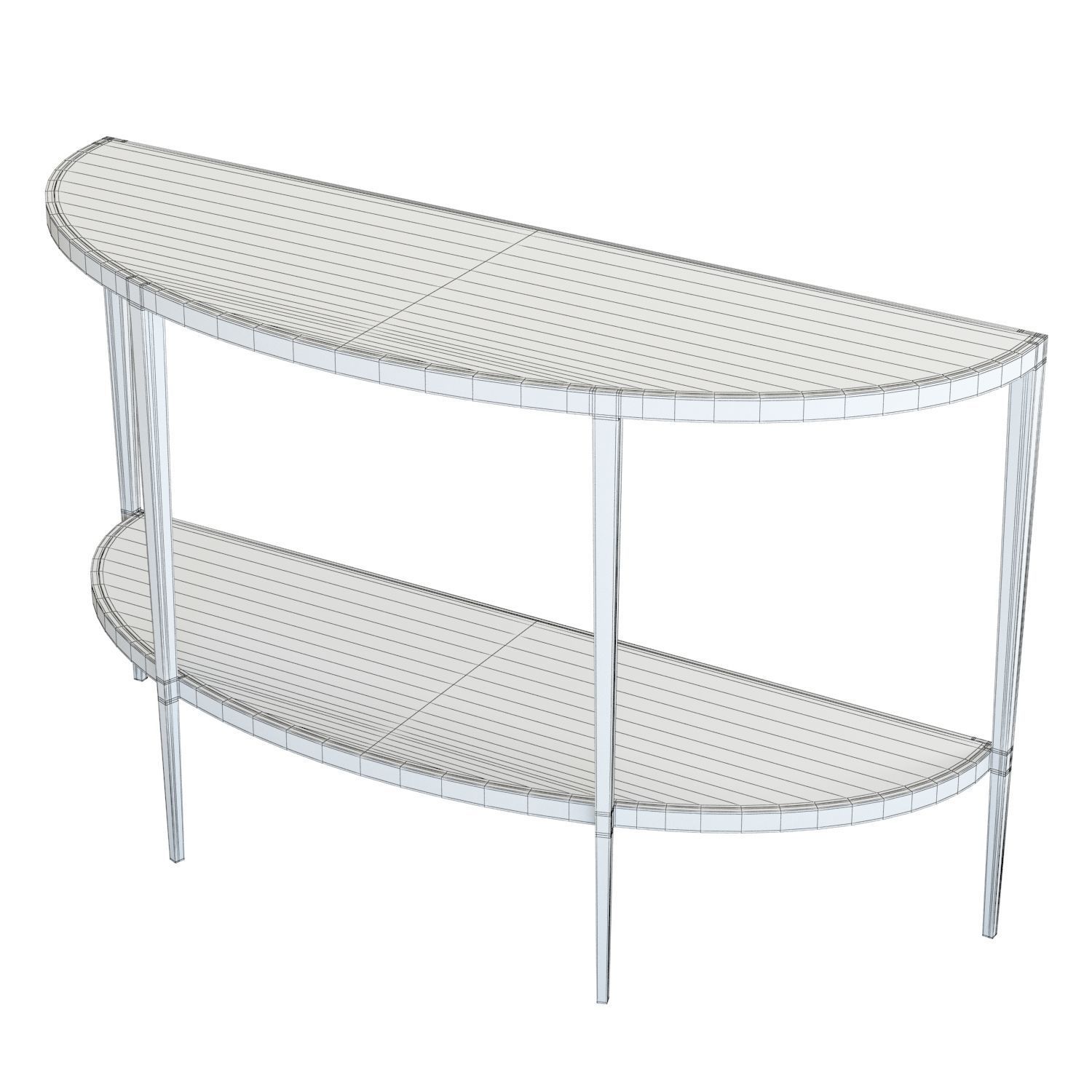 Crate and Barrel Clairemont Console Table 3D model | CGTrader