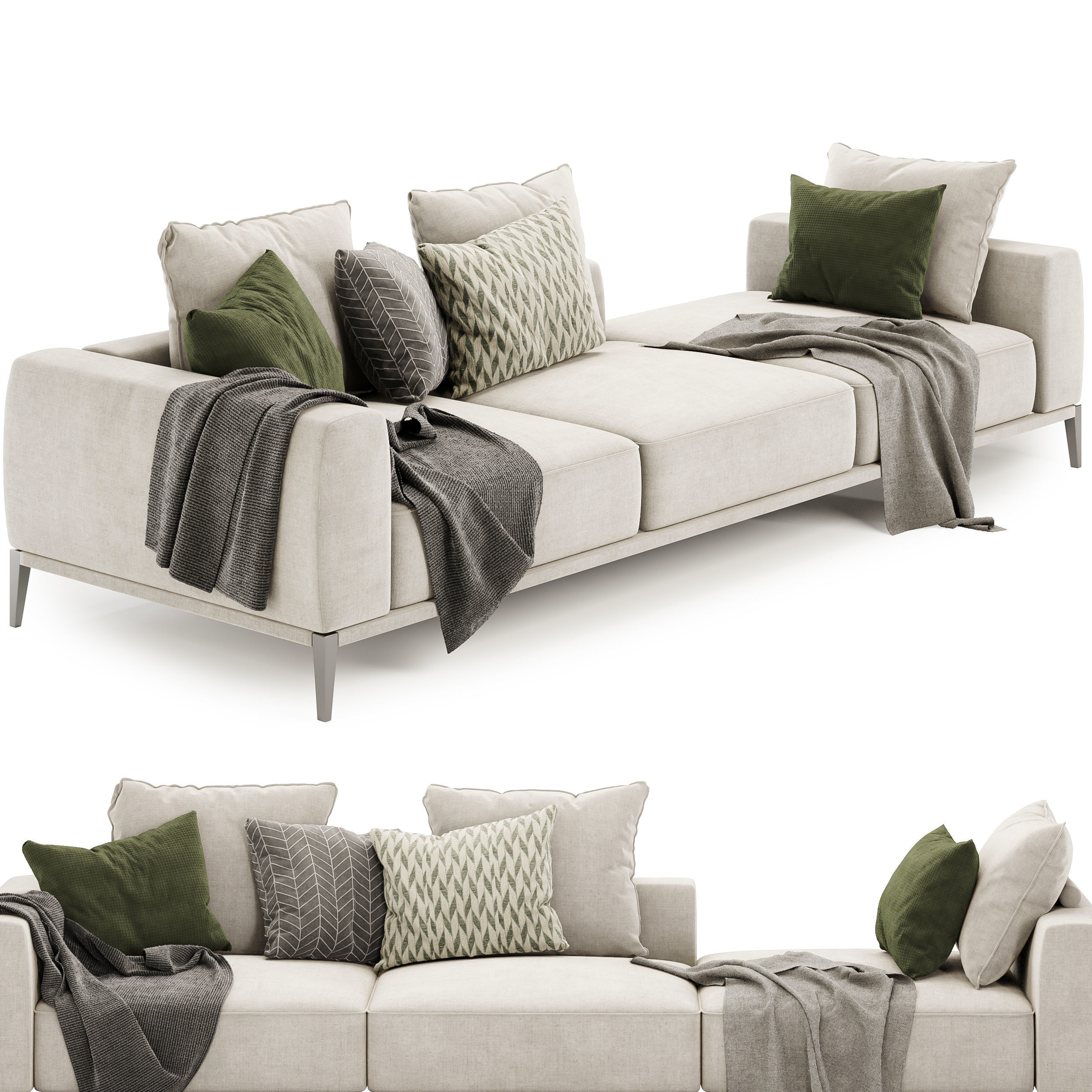 Romeo lounge sofa by Flexform 3D model | CGTrader