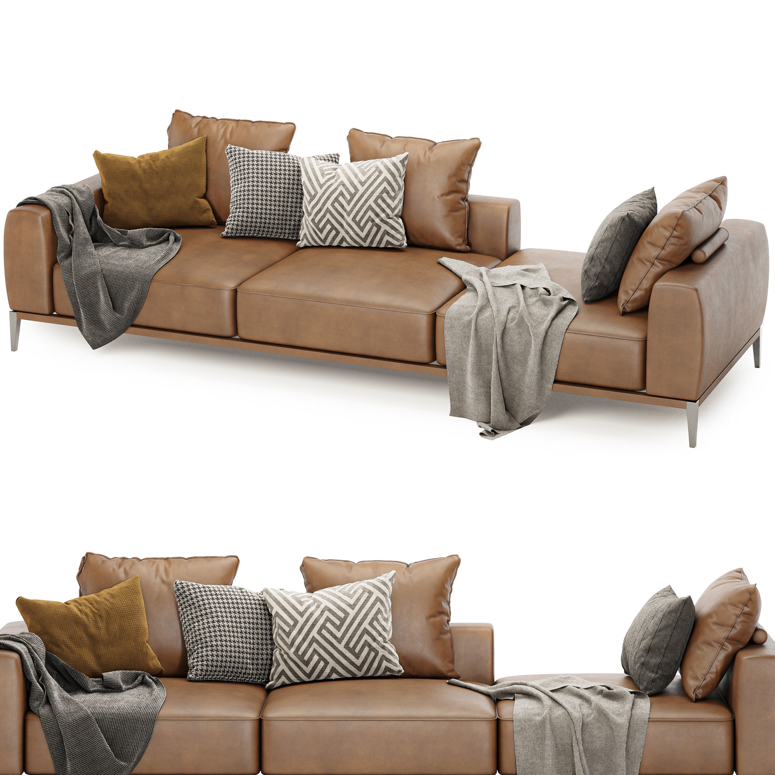 Romeo lounge sofa by Flexform 3D model | CGTrader