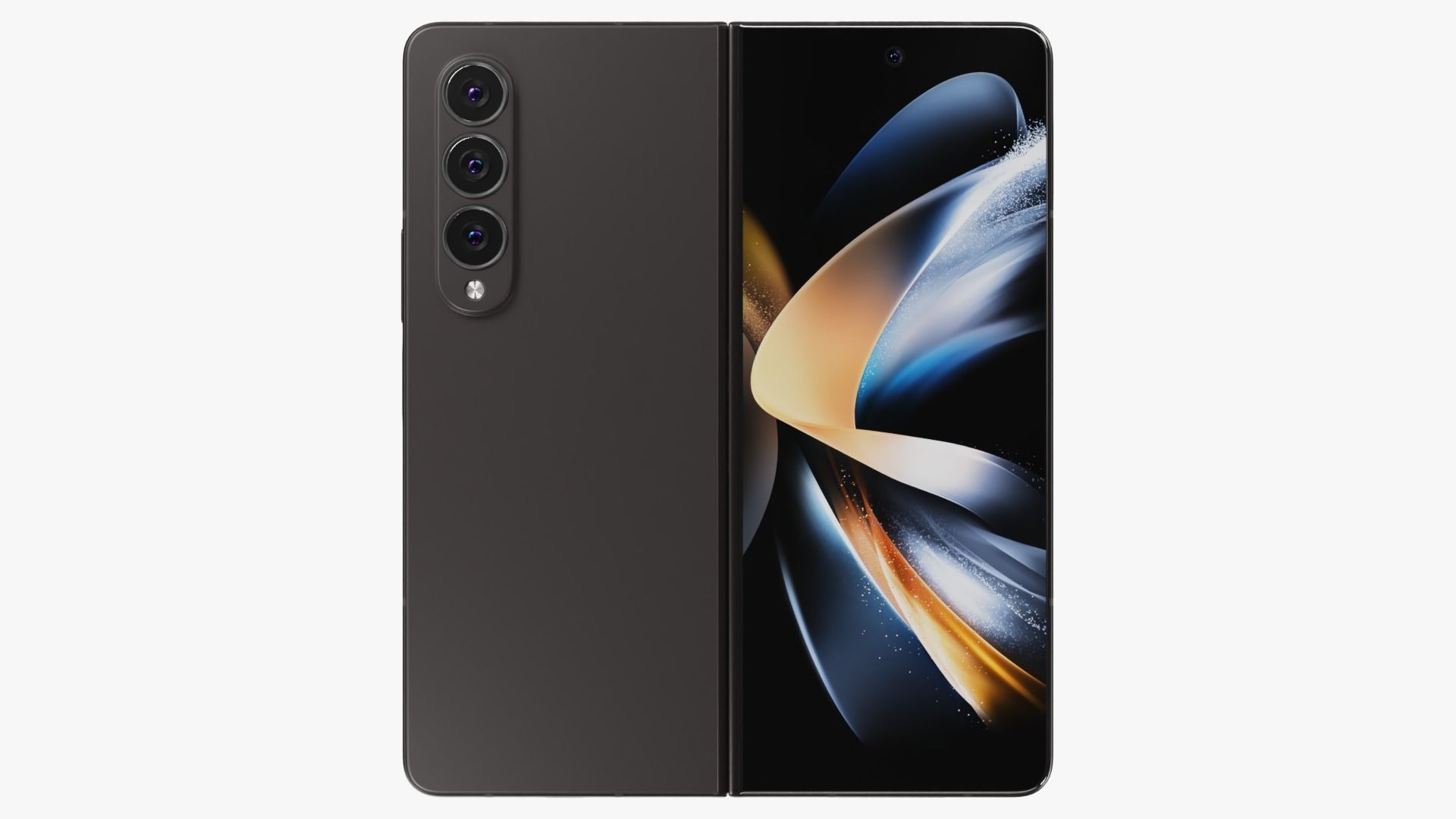 Samsung Galaxy Z Fold 4 Phantom Black Rigged 3D model rigged | CGTrader