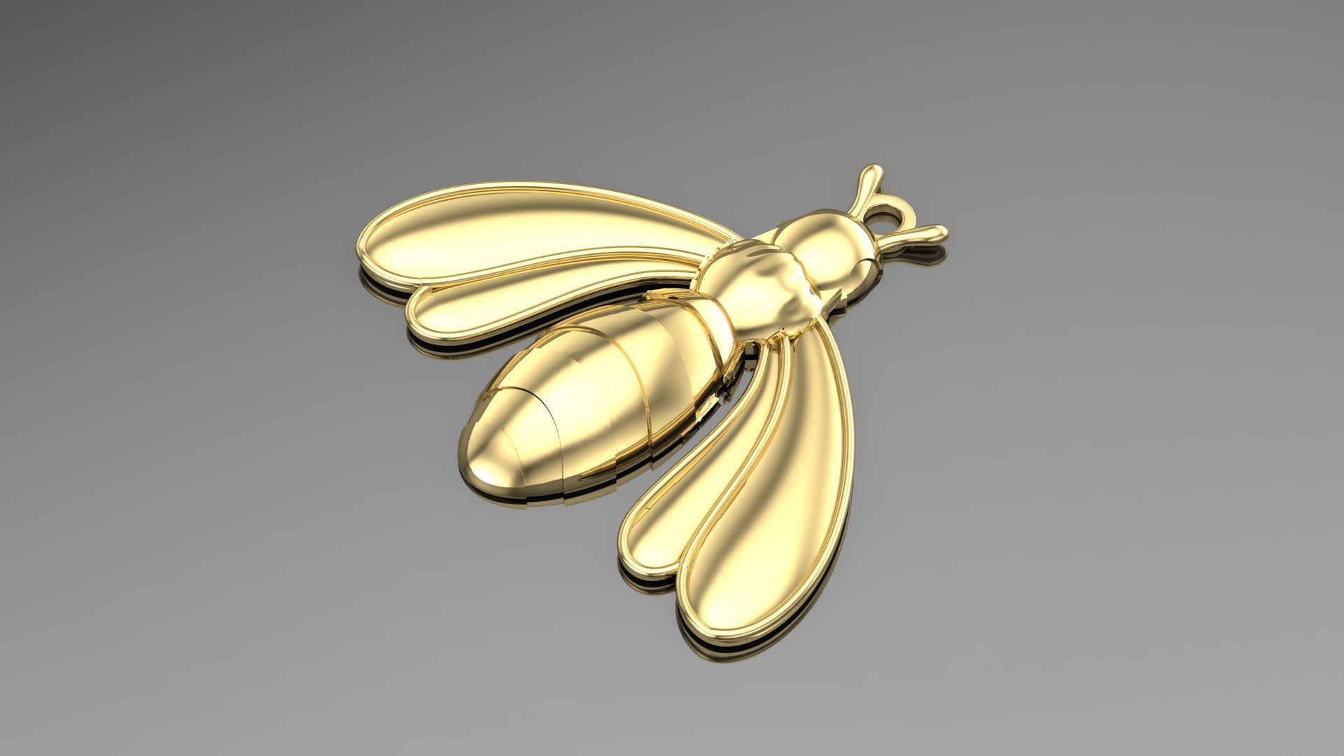 Hanging Bee 3D Model 3D model 3D printable | CGTrader