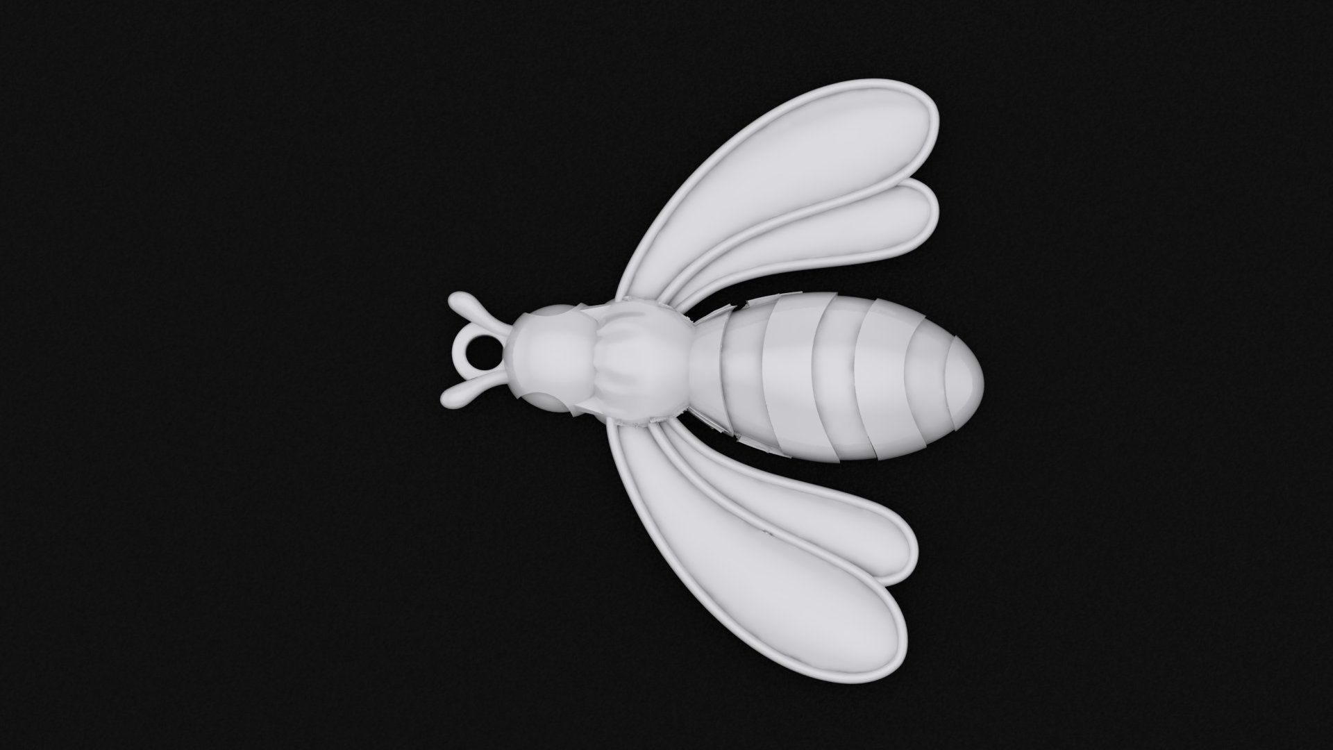 Hanging Bee 3D Model 3D model 3D printable | CGTrader