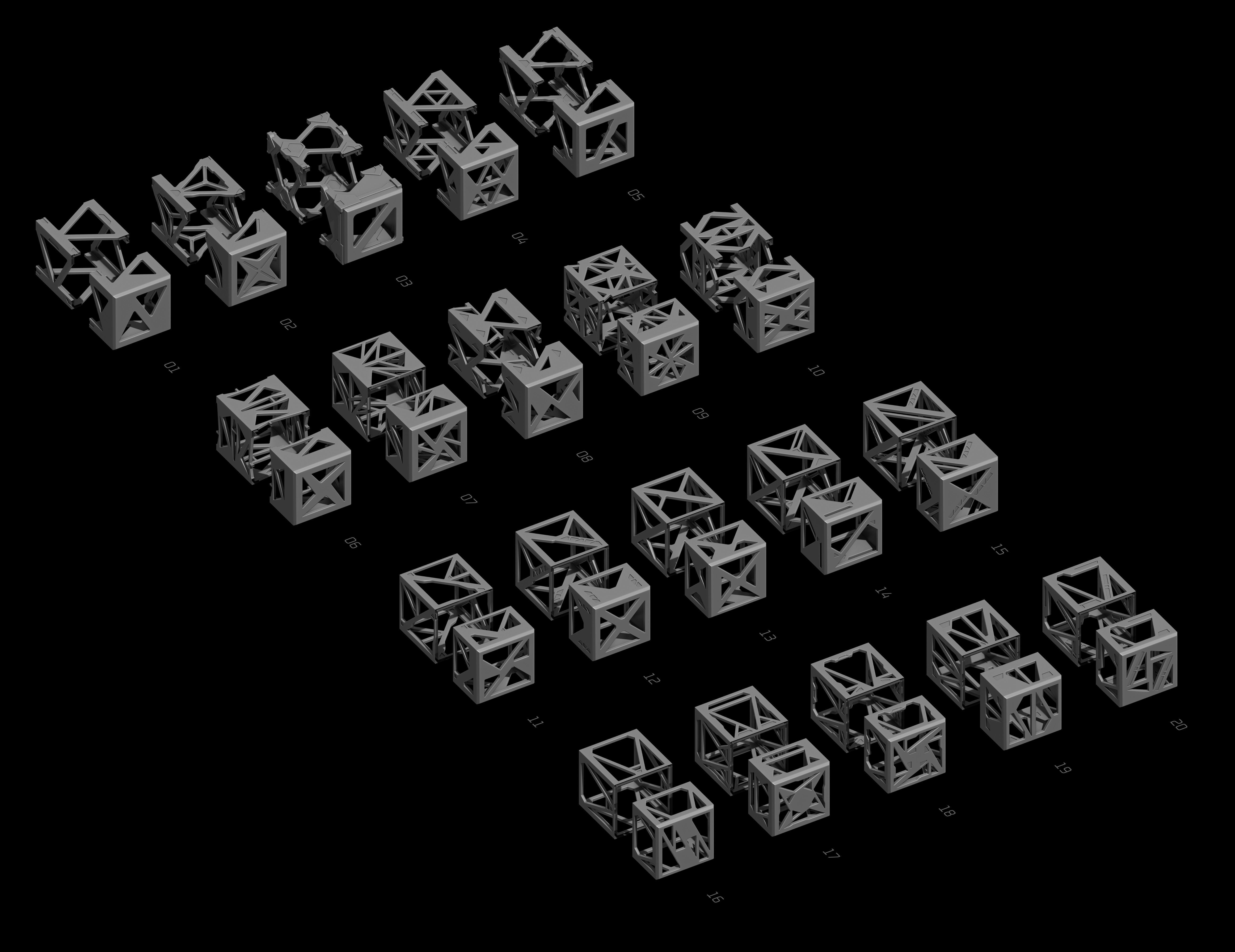 Modular Truss Pack 3D model | CGTrader