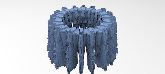 Sci-Fi dark Platforms 3 3D model | CGTrader