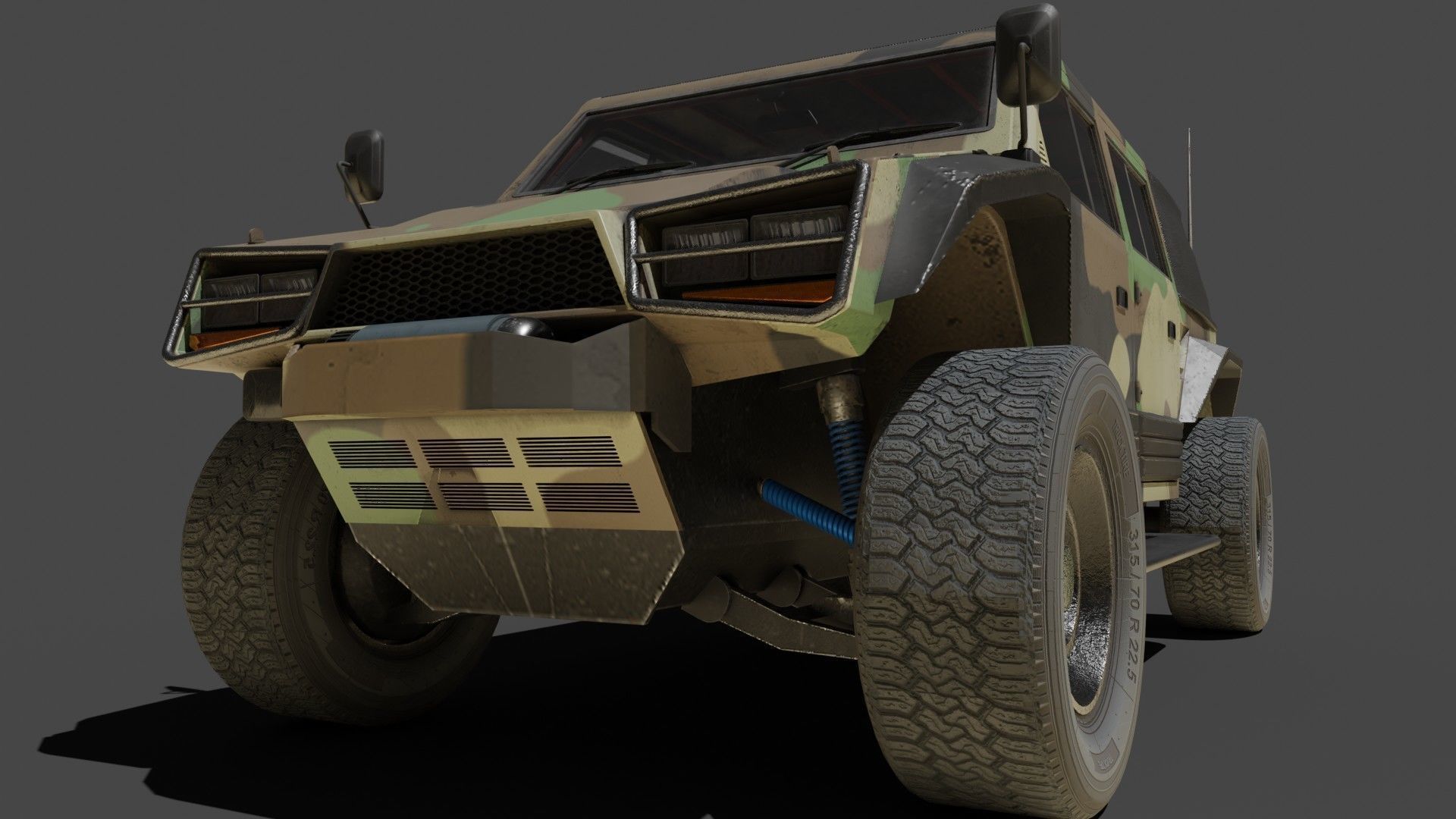 3D model Maung Pindad Military car VR / AR / low-poly | CGTrader