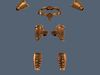 Golden Armor Set 3D model | CGTrader