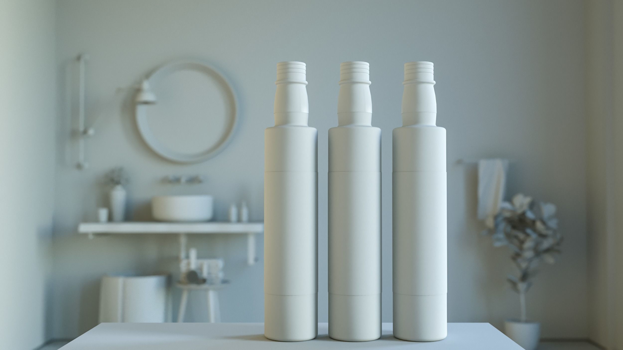 Oilve Oil Bottle Render Ready Scene free VR / AR / low-poly 3D model | CGTrader