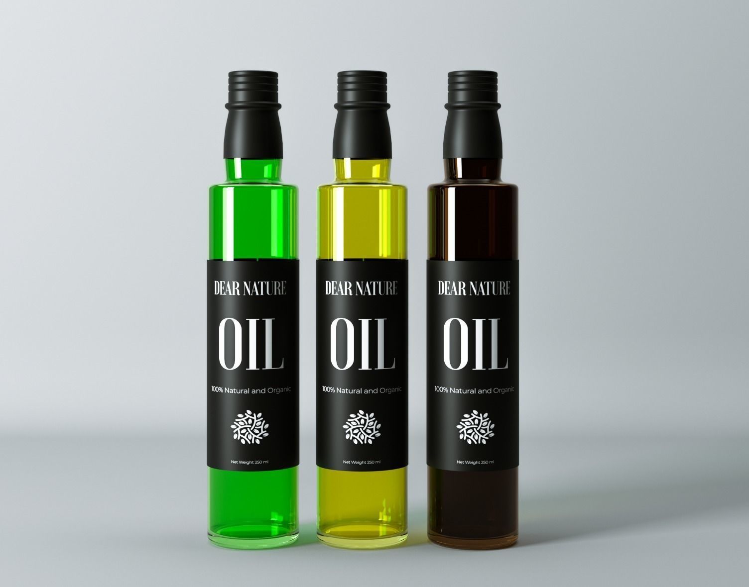 Oilve Oil Bottle Render Ready Scene free VR / AR / low-poly 3D model | CGTrader