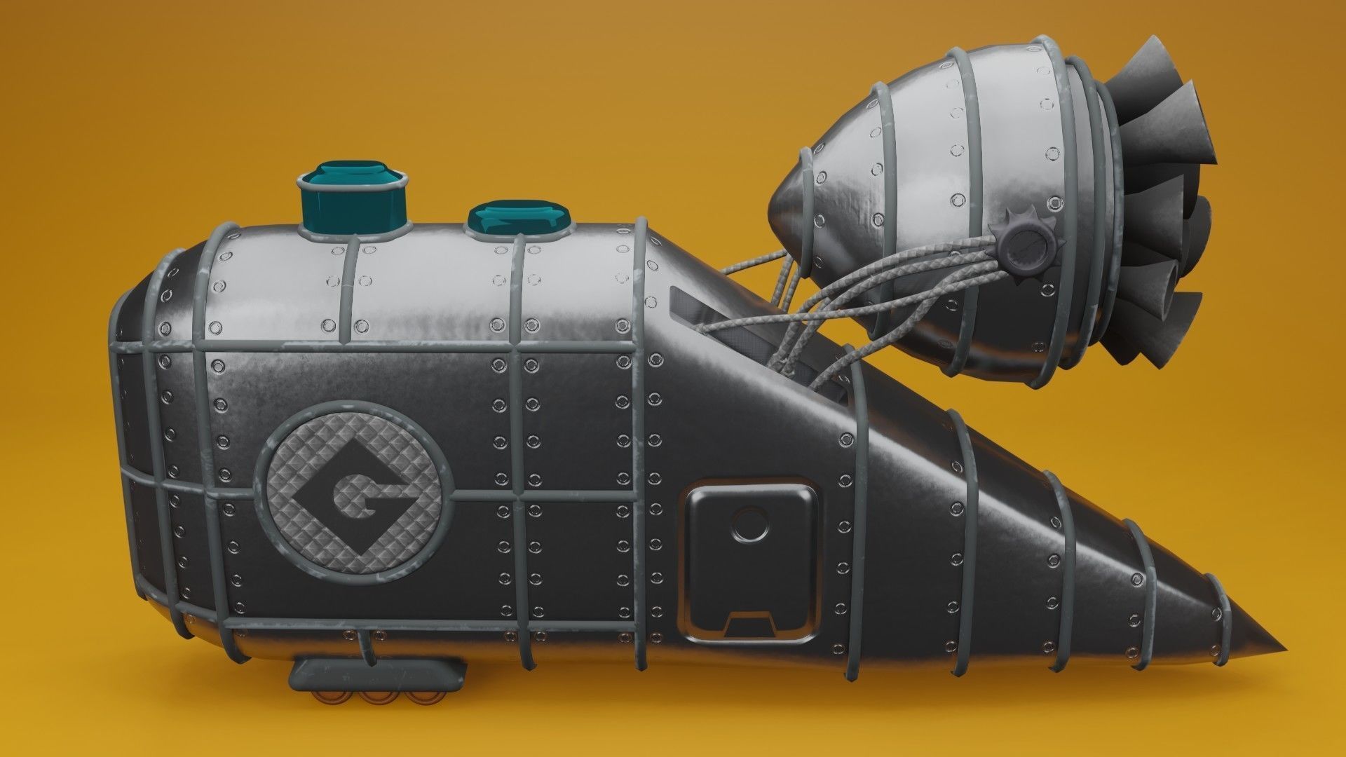 Grumobile toy camera 3D model | CGTrader