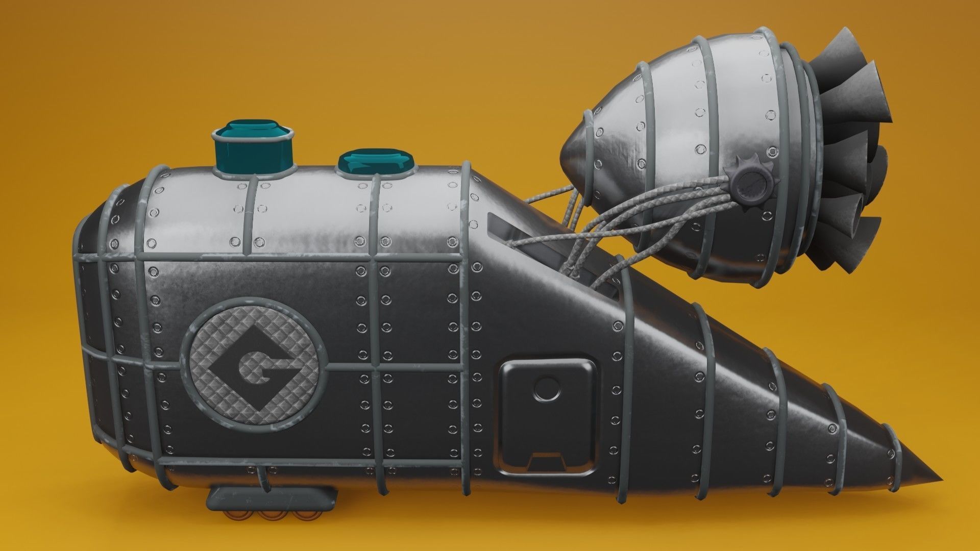 Grumobile toy camera 3D model | CGTrader