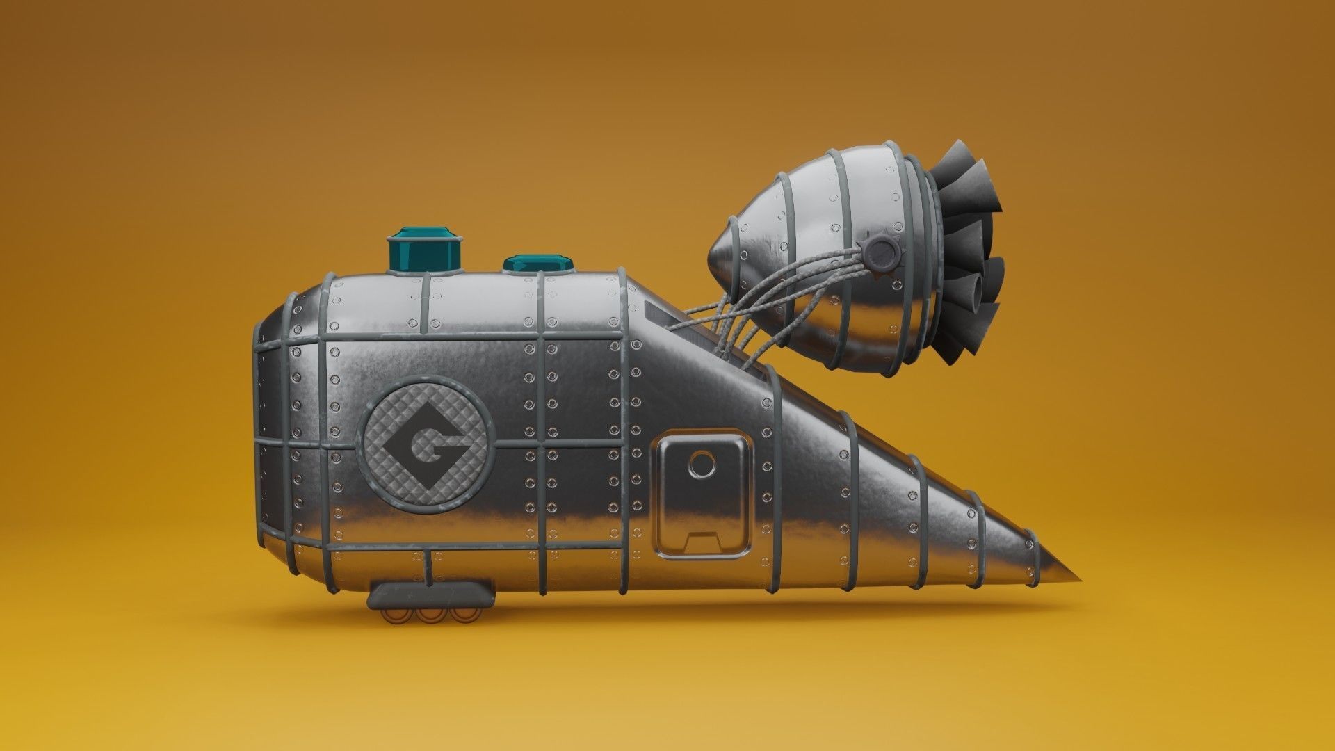 Grumobile toy camera 3D model | CGTrader