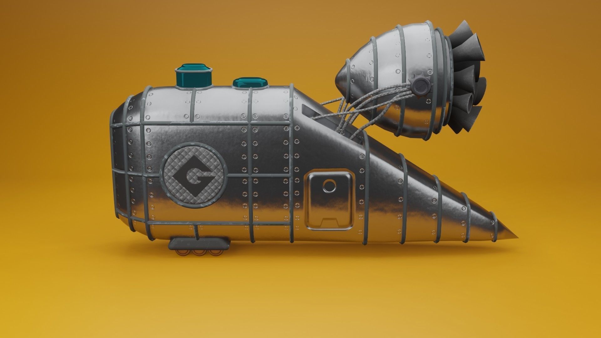 Grumobile toy camera 3D model | CGTrader