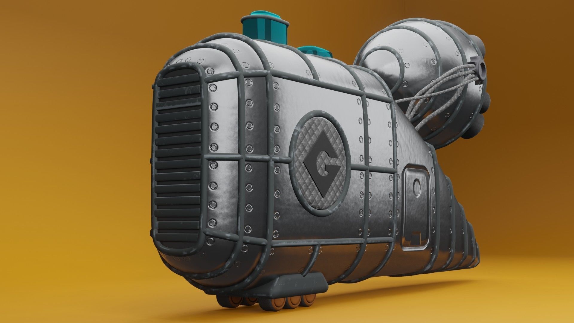 Grumobile toy camera 3D model | CGTrader