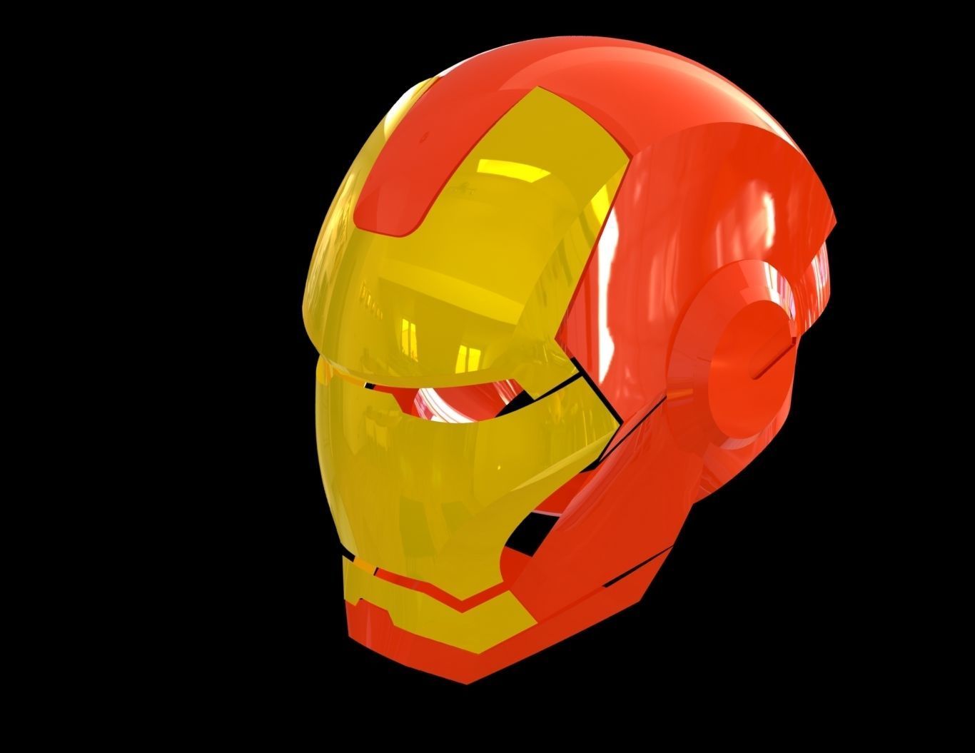 Helmet Iron Man Mark 2 SolidWorks 3D model | CGTrader