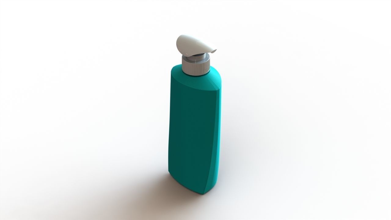 Shampoo bottle 3D model 3D printable | CGTrader