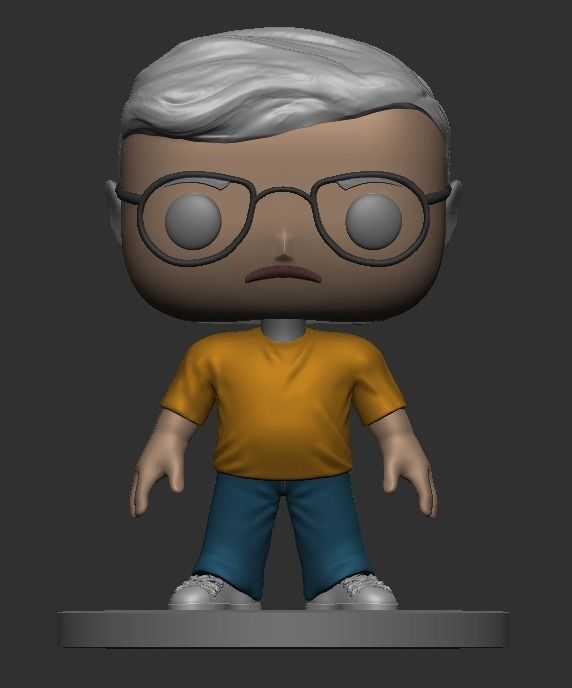 student funko 3D model 3D printable | CGTrader