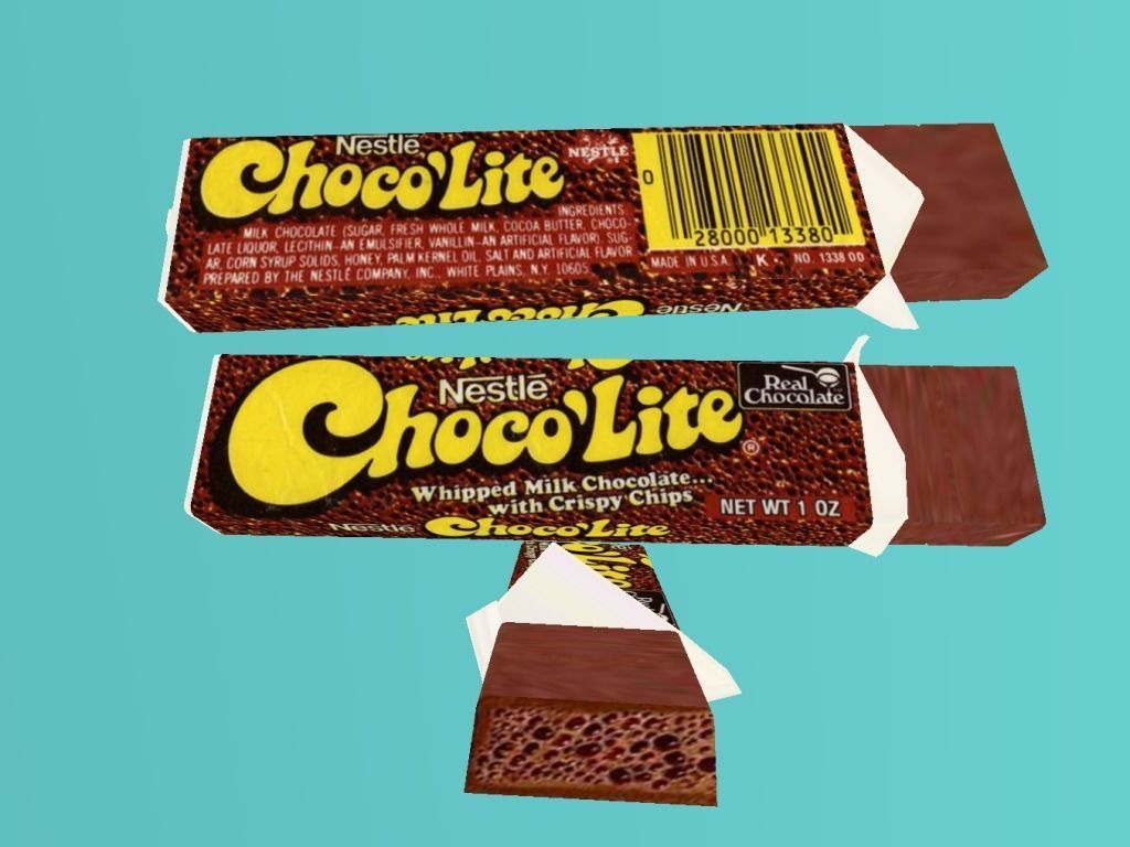 chocolate bar chocolit 3D model | CGTrader
