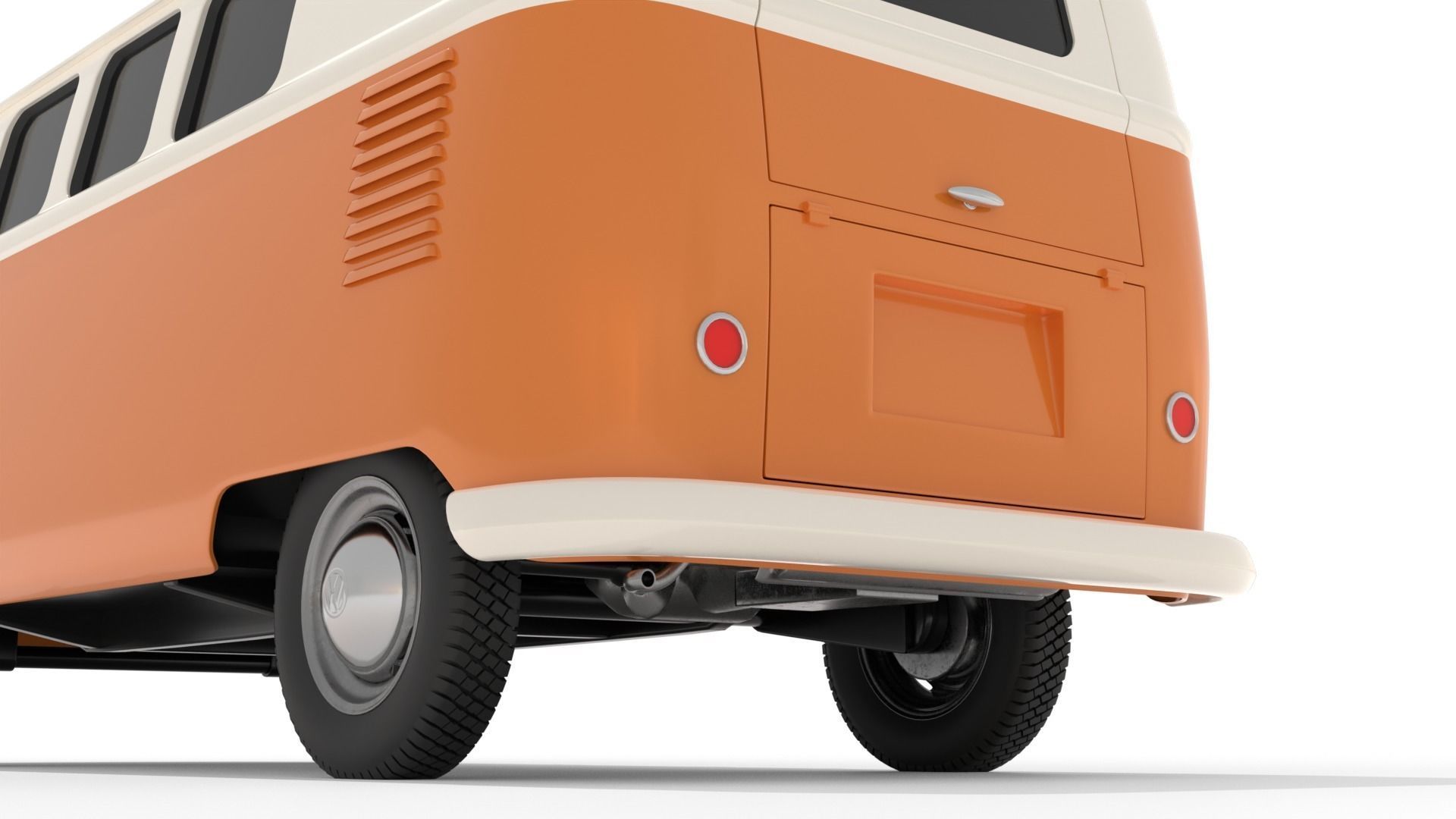 Volkswagen Transporter T1 - Bus 3D model | CGTrader