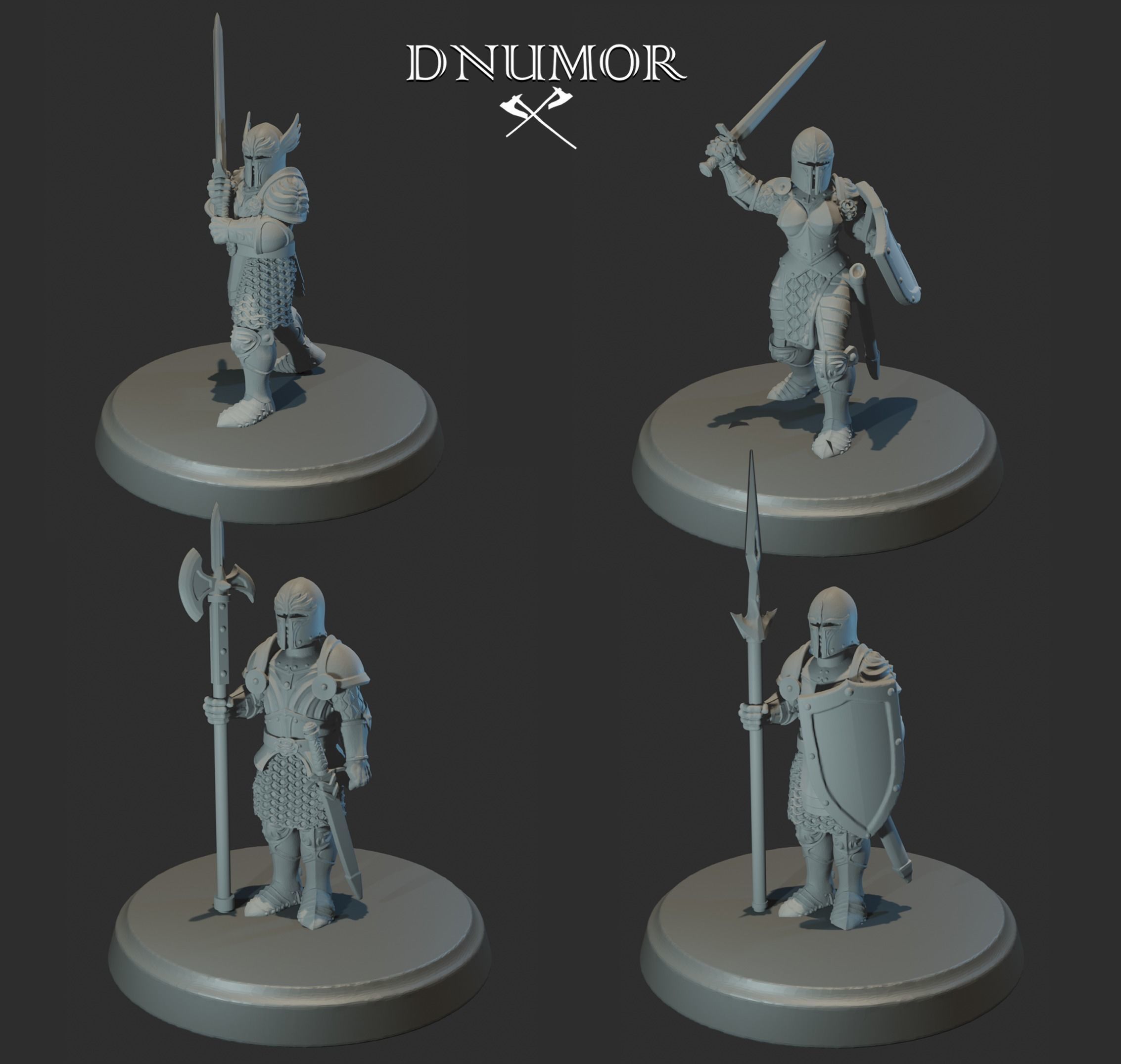 Royal Guards 3D Print Model 3D model 3D printable | CGTrader