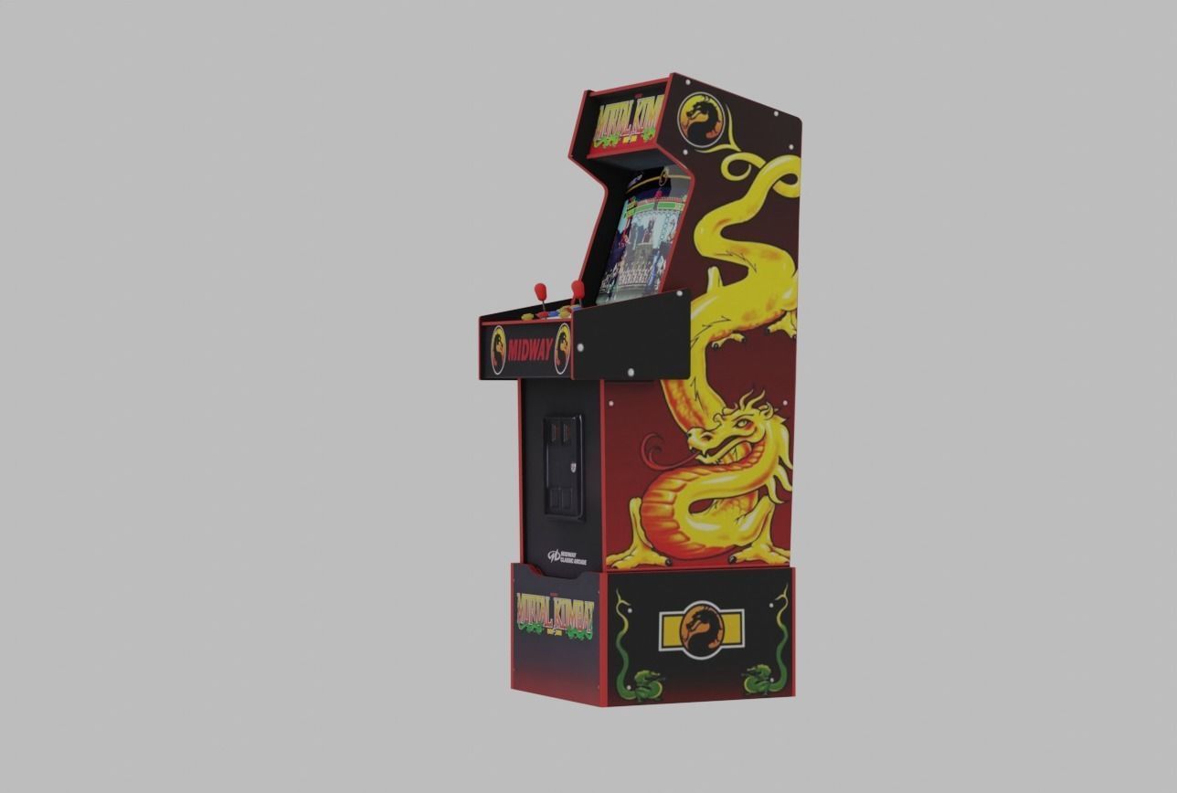 Classic Arcade Machine 3D Model 3D model | CGTrader