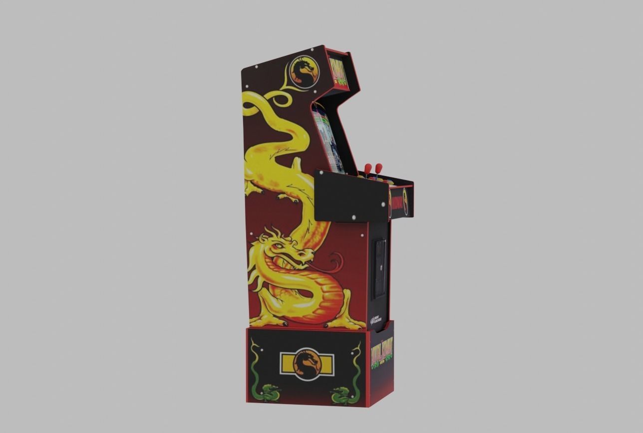 Classic Arcade Machine 3D Model 3D model | CGTrader