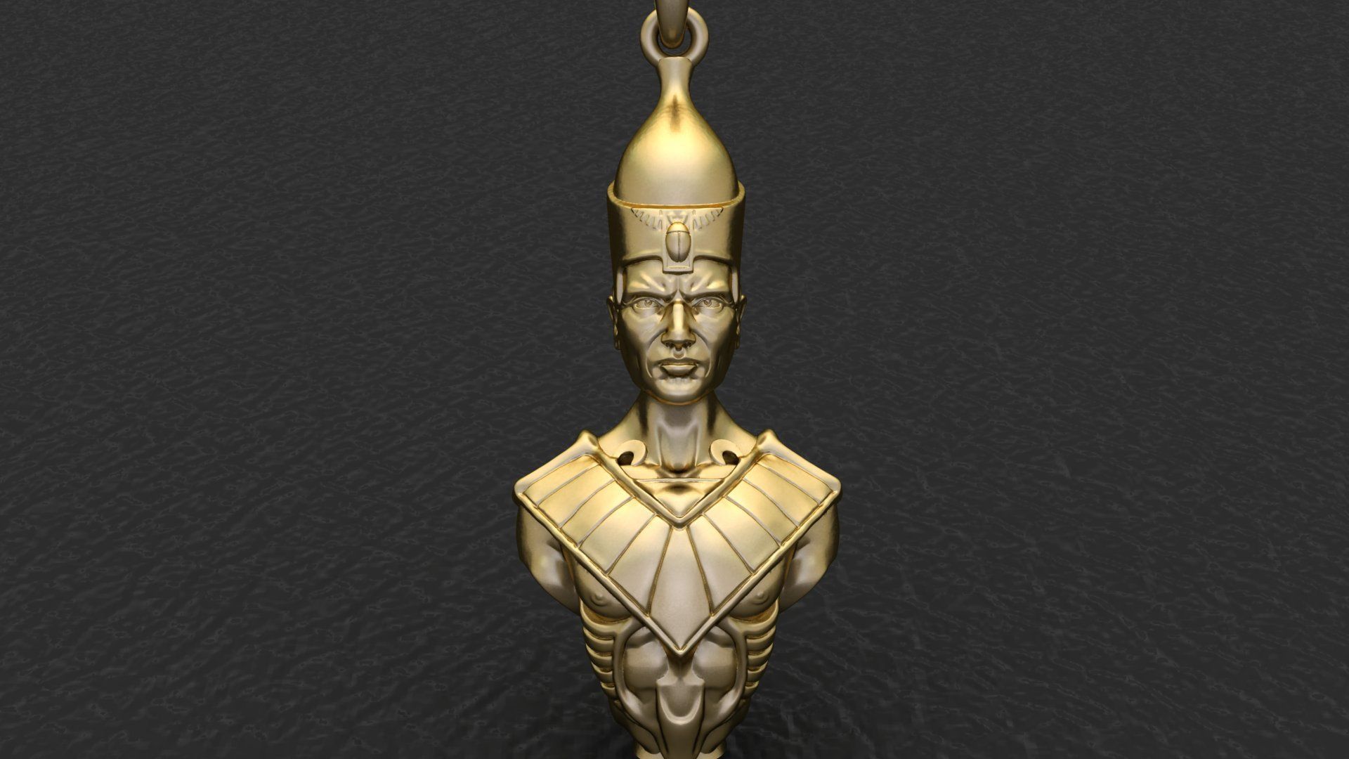 Egypt Pendant God Osiris 3D model 3D printable | CGTrader