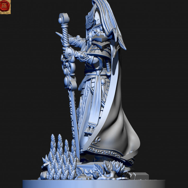 Highborne elves sword master lord 3D model 3D printable | CGTrader