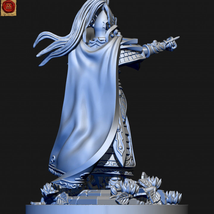 Highborne elves sword master lord 3D model 3D printable | CGTrader