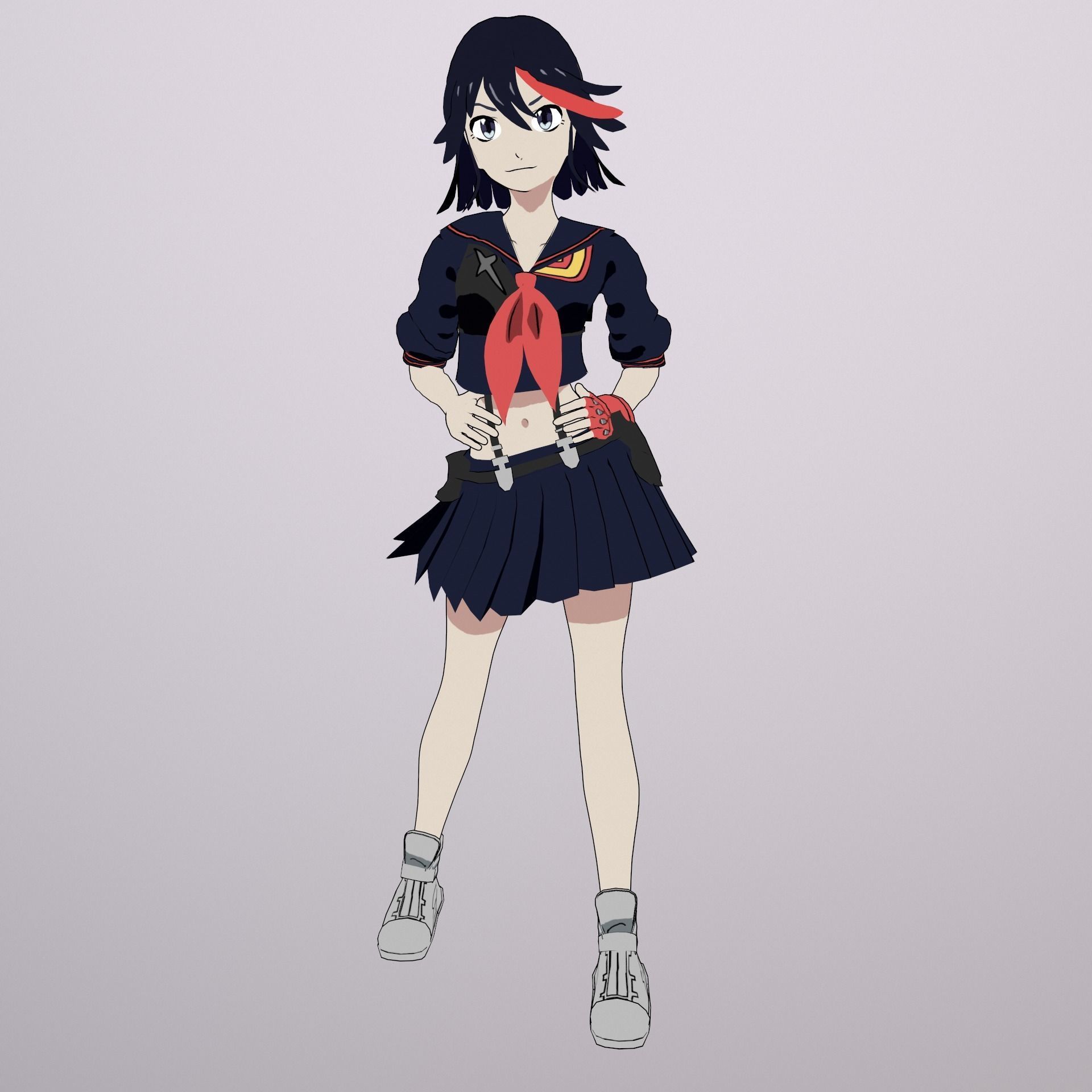 3D model Ryuko Matoi- Kill la Kill VR / AR / low-poly | CGTrader