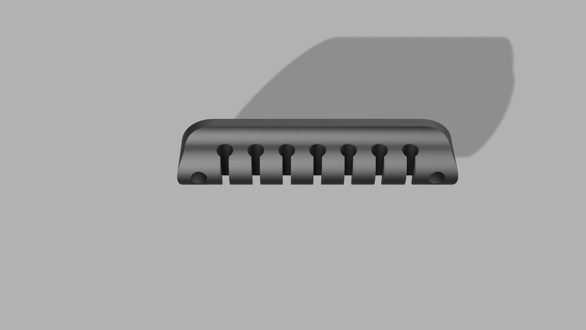 CABLE ORGANIZER FOR COMPUTER 3D model 3D printable | CGTrader