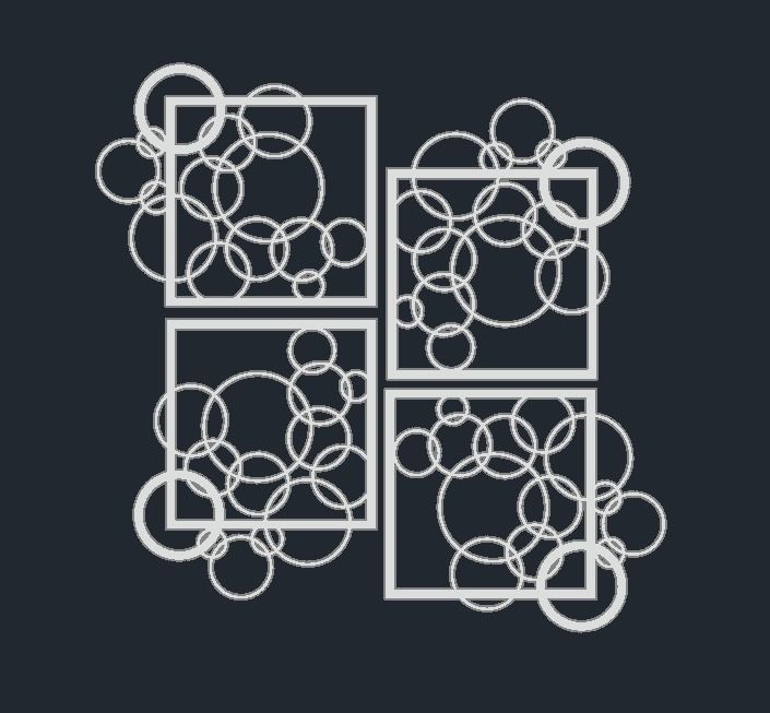 Wall Decor Circles 3D model 3D printable | CGTrader