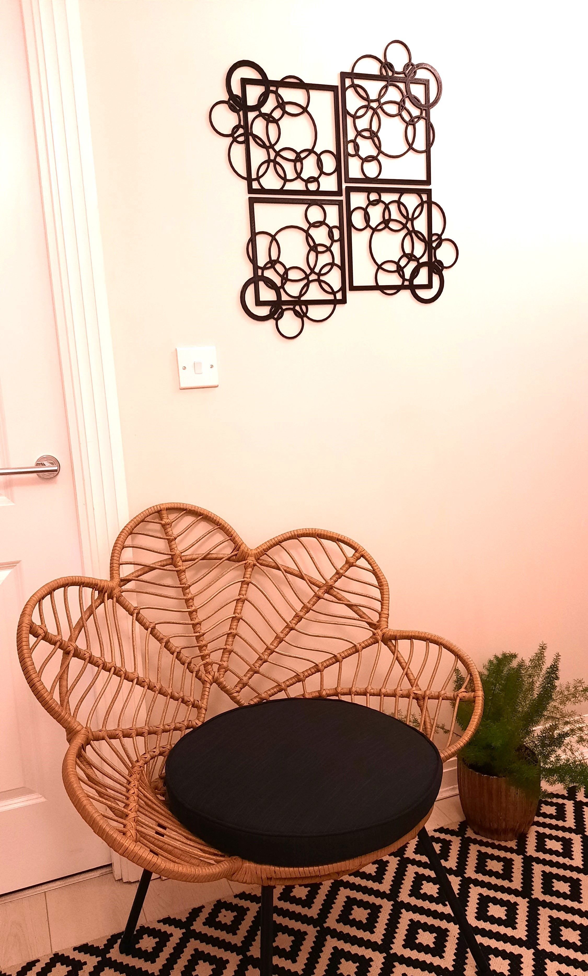 Wall Decor Circles 3D model 3D printable | CGTrader