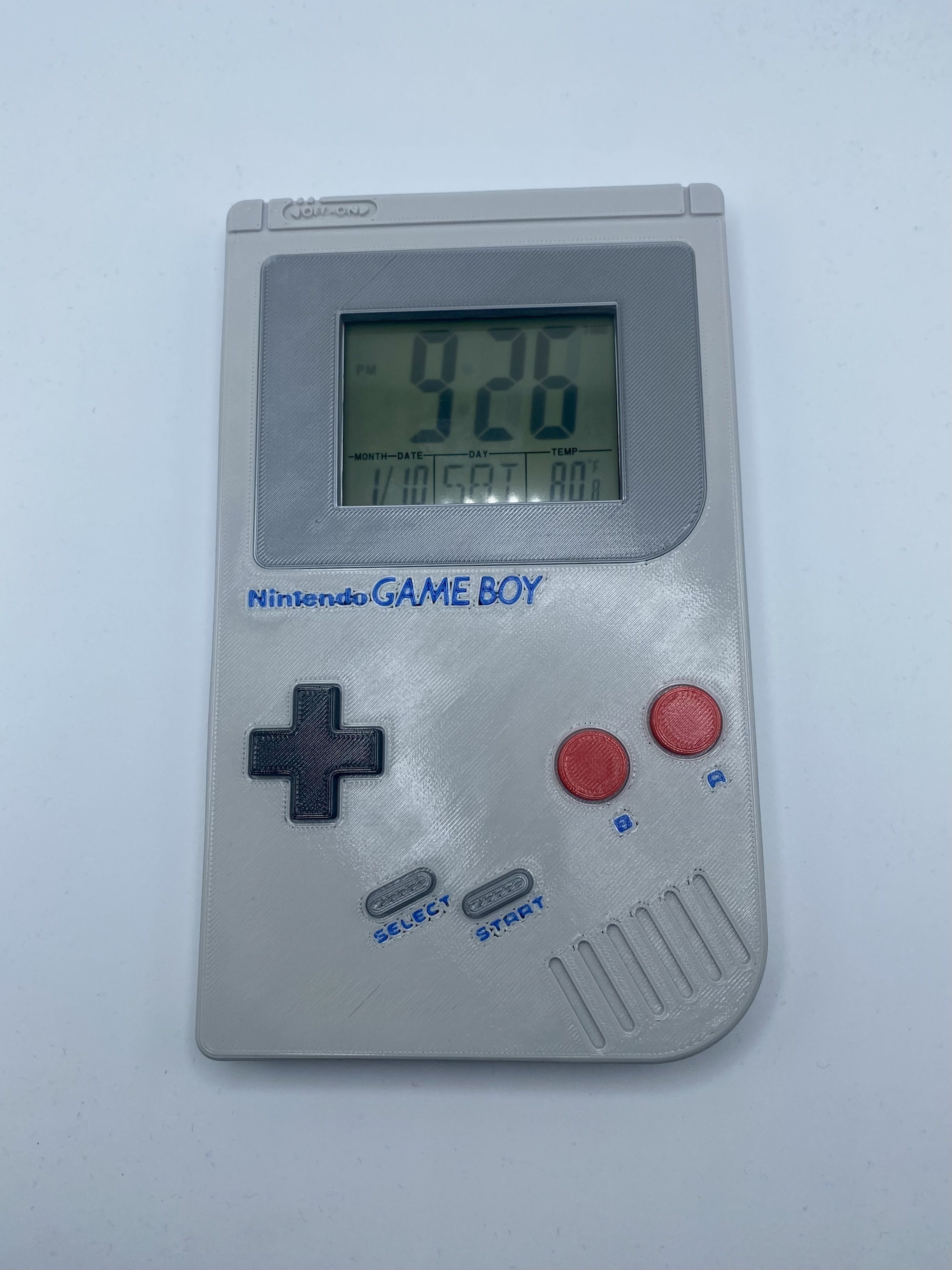 Nintendo Gameboy Clock multi material and single color 3D model 3D ...