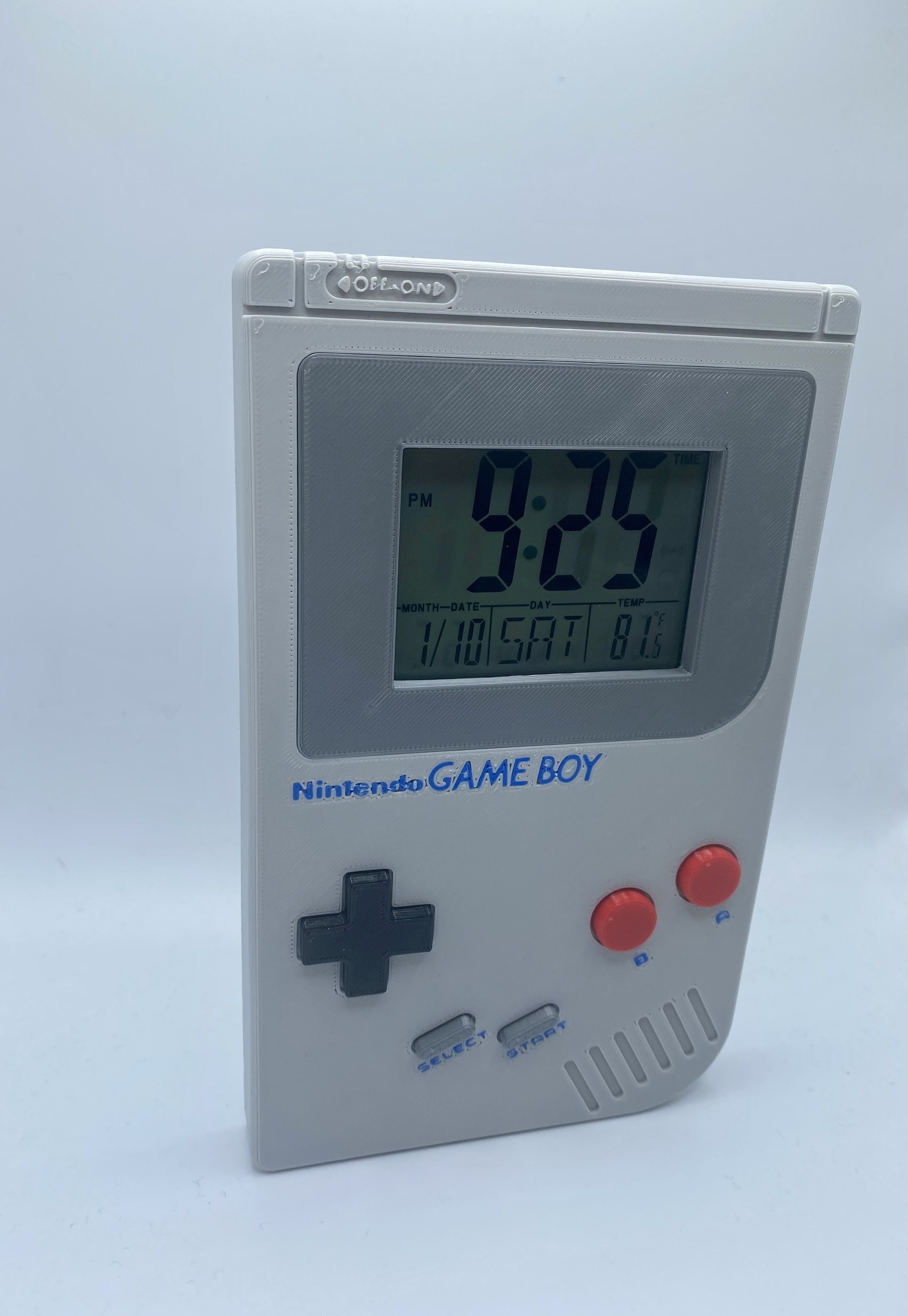 Nintendo Gameboy Clock multi material and single color 3D model 3D ...