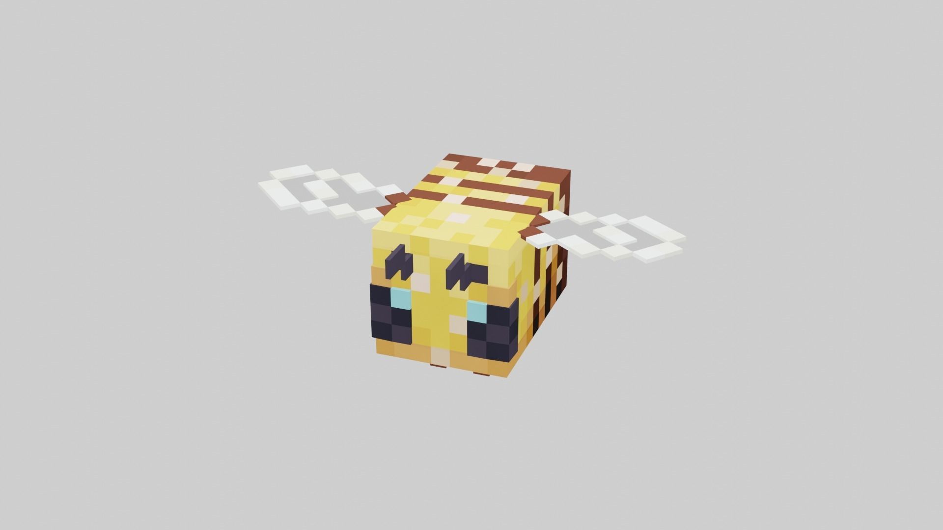 3D model Minecraft Bee Rigged VR / AR / low-poly | CGTrader