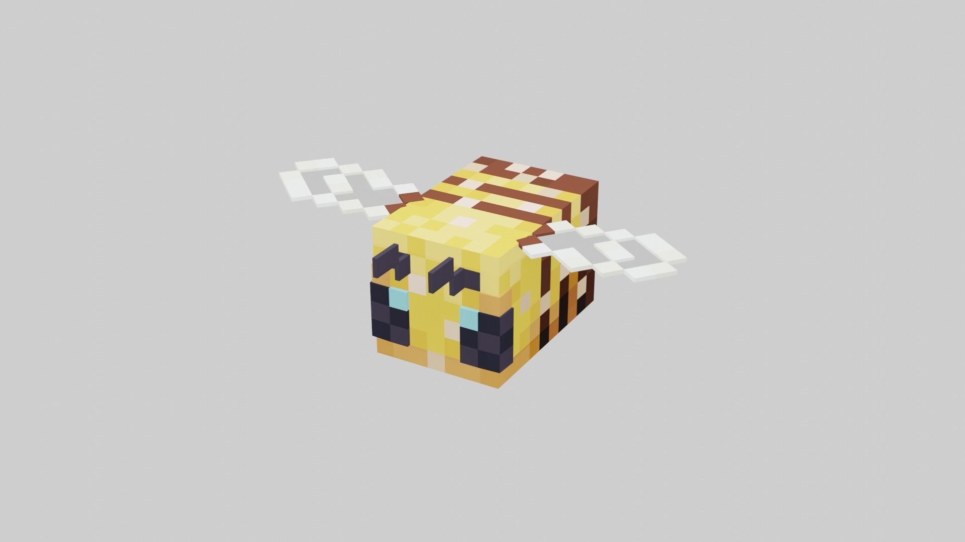 3D model Minecraft Bee Rigged VR / AR / low-poly | CGTrader