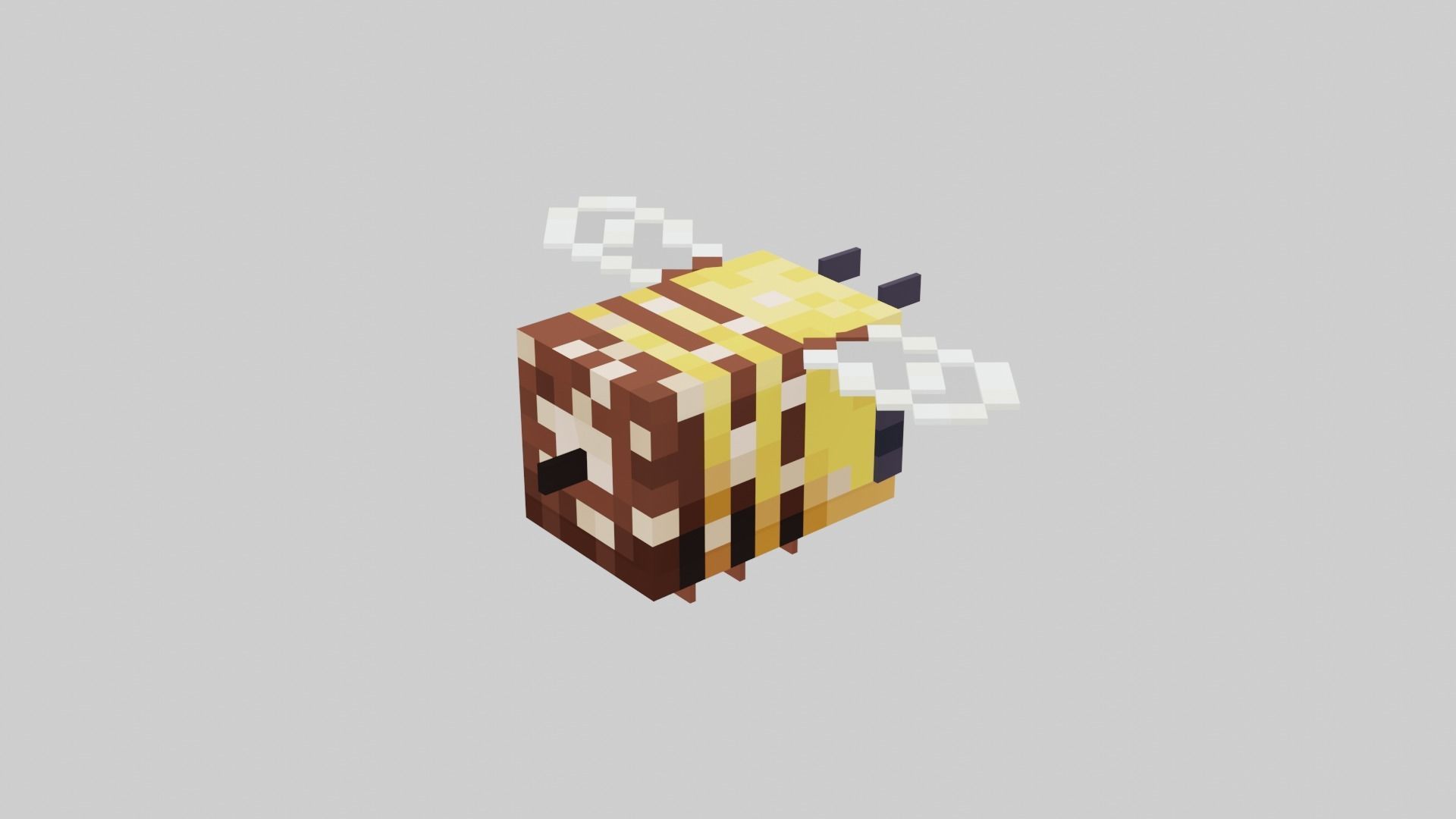 3D model Minecraft Bee Rigged VR / AR / low-poly | CGTrader