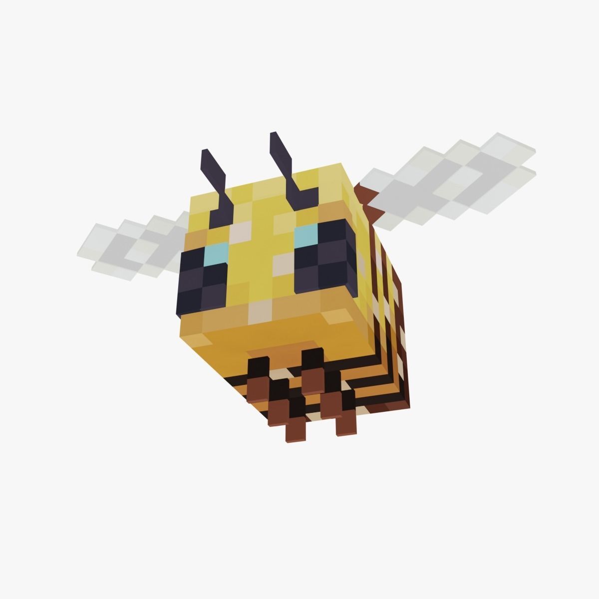 3D model Minecraft Bee Rigged VR / AR / low-poly | CGTrader