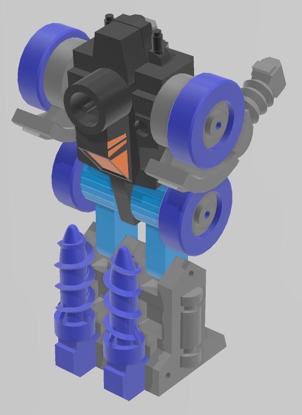Transformers Drillbit for Cybertron Metroplex 3D model 3D printable ...