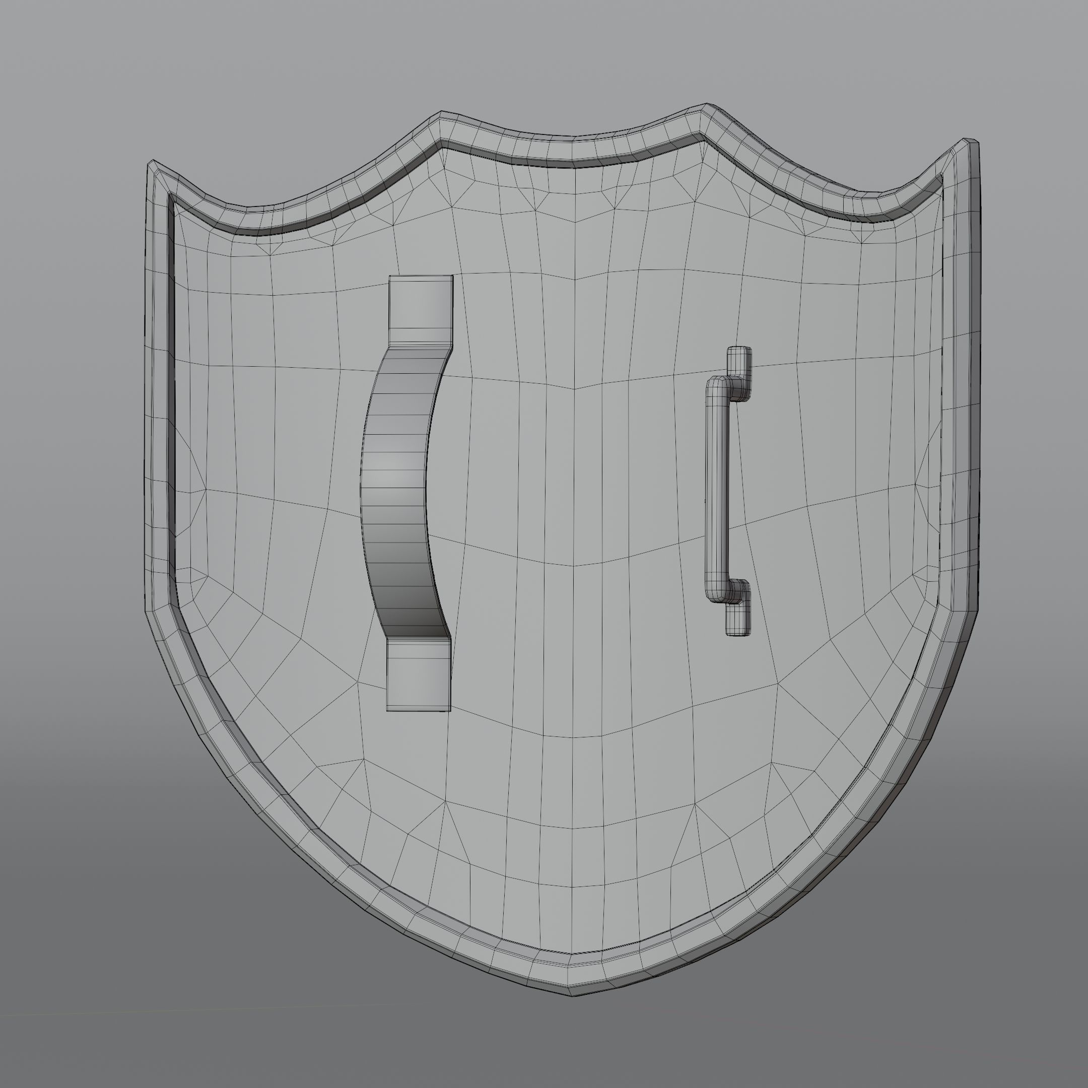 3D model Bat Shield VR / AR / low-poly | CGTrader