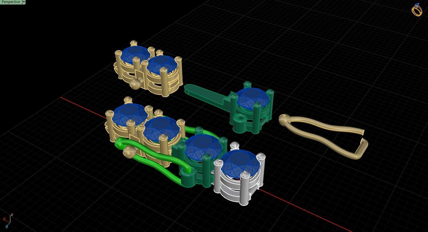 Bracelet Lock print 3D Model 3D model 3D printable | CGTrader