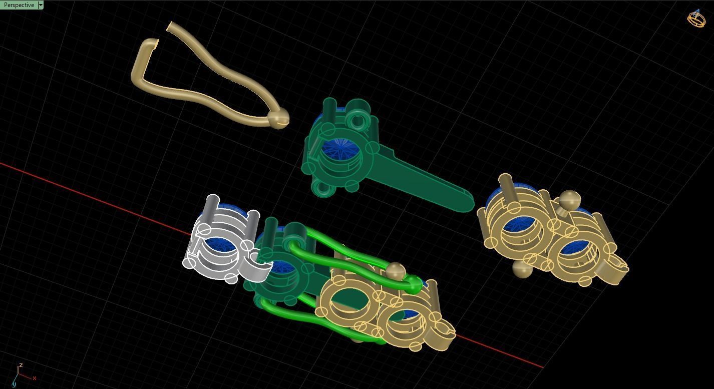 Bracelet Lock print 3D Model 3D model 3D printable | CGTrader