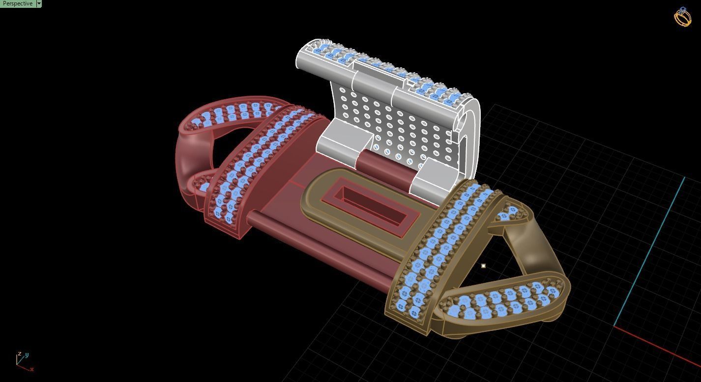 Lock Box for Chain and Necklace 3D print model 3D model 3D printable ...