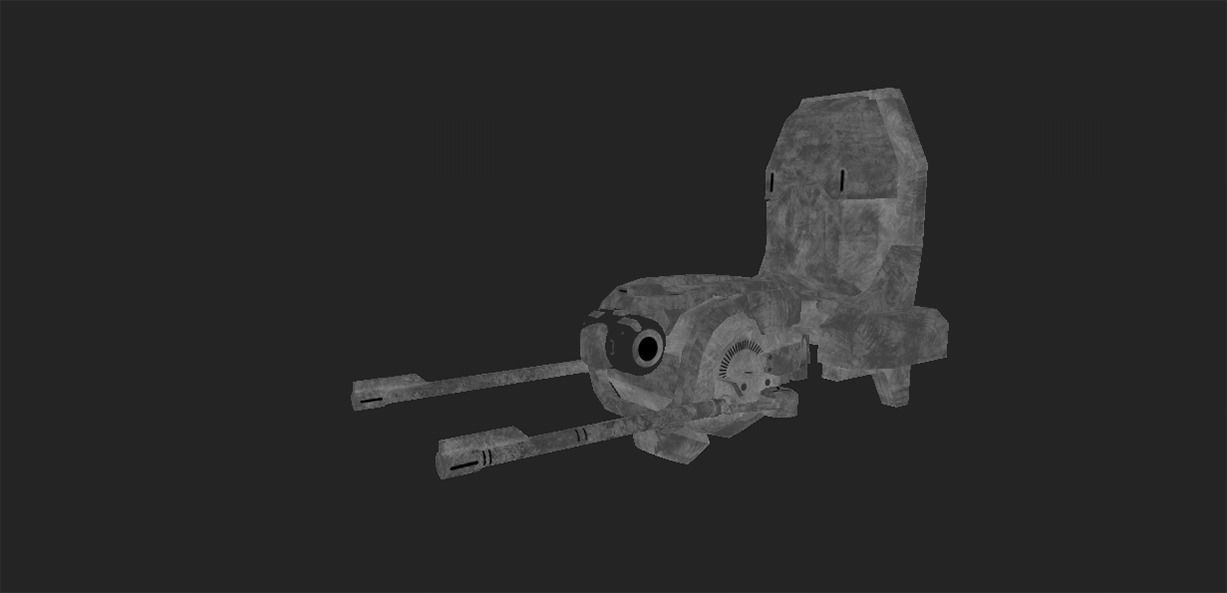 3D model SCI FI AA CANNON VR / AR / low-poly | CGTrader