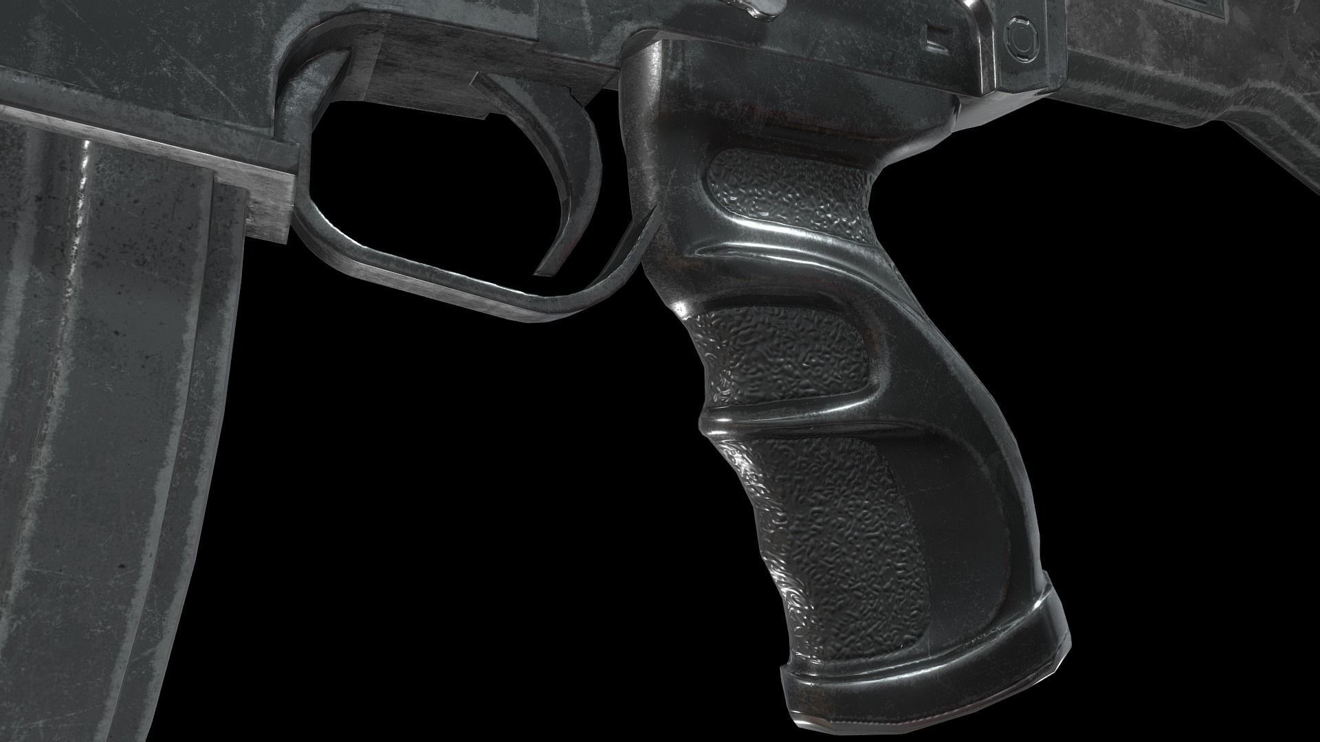 3D model SS2 RZ1 - Assault Rifle VR / AR / low-poly | CGTrader