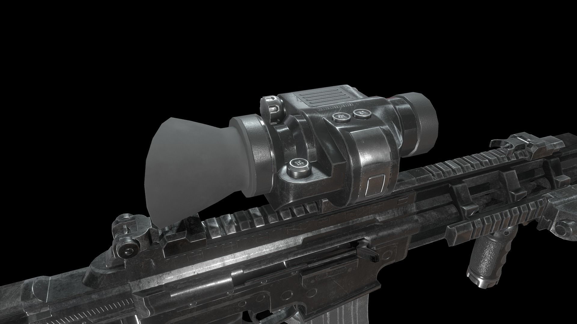 3D model SS2 RZ1 - Assault Rifle VR / AR / low-poly | CGTrader